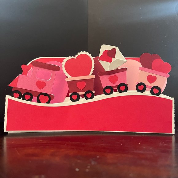 Art | Valentine Train Slimline Card | Poshmark
